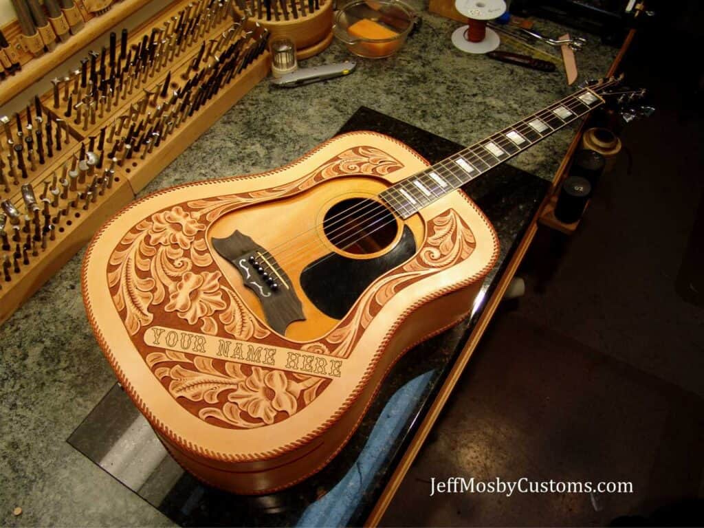 Leather Guitar Covers | Jeff Mosby Customs